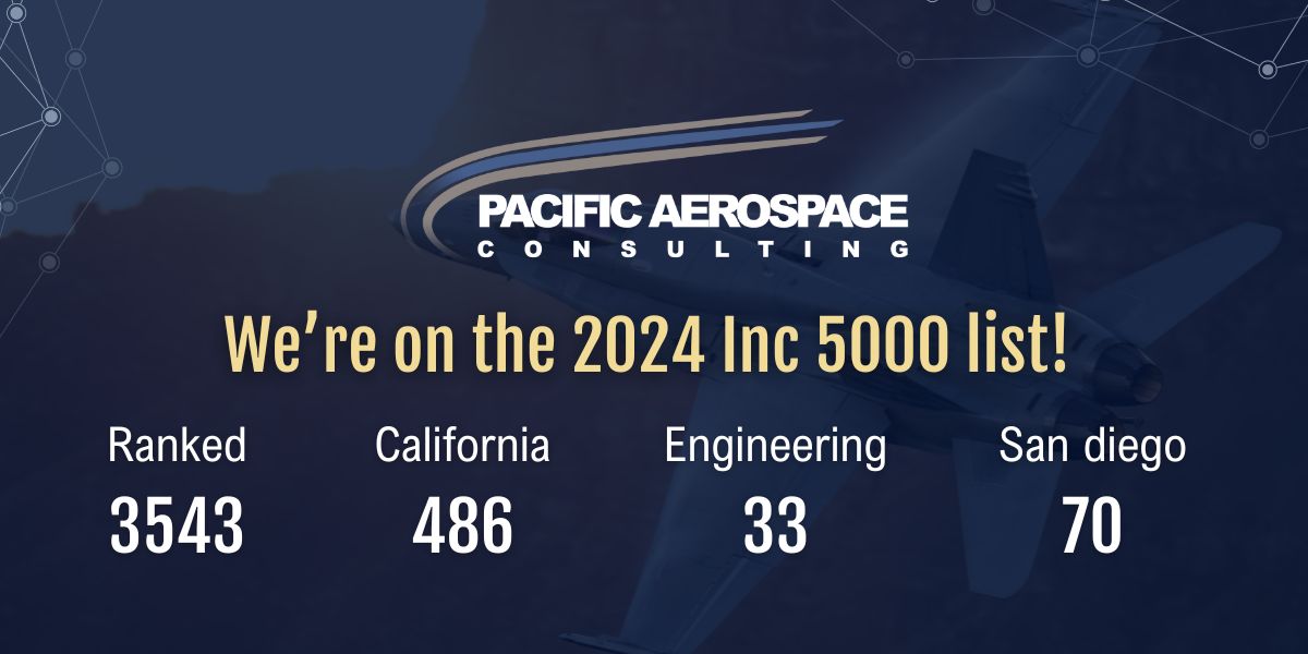 Pacific Aerospace Consulting Ranks 3543 on the Inc. 5000 List – Pacific ...
